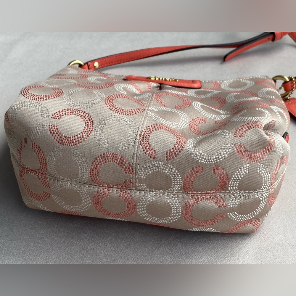 Coach Ashley Dotted Op Art Mini Crossbody Bag Khaki T… - Gem